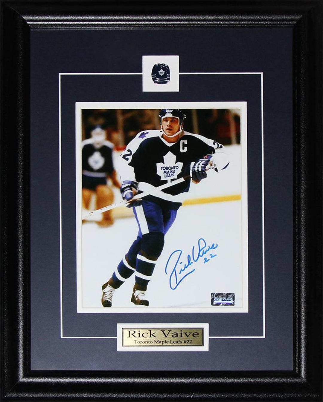 Rick Vaive Toronto Maple Leafs Signed 8x10 Hockey Collector Frame - Etsy