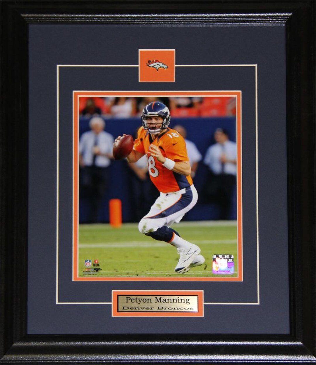 Peyton Manning Denver Broncos 8x10 Football Memorabilia Collector Frame ...