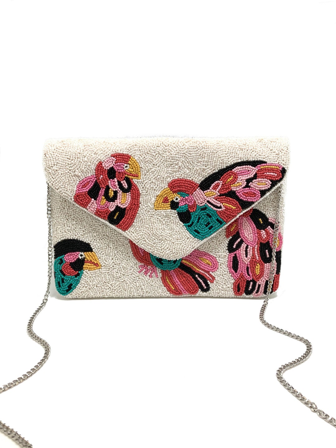 Paradise Birds Handbag Clutch Formal Beaded Purse - Etsy
