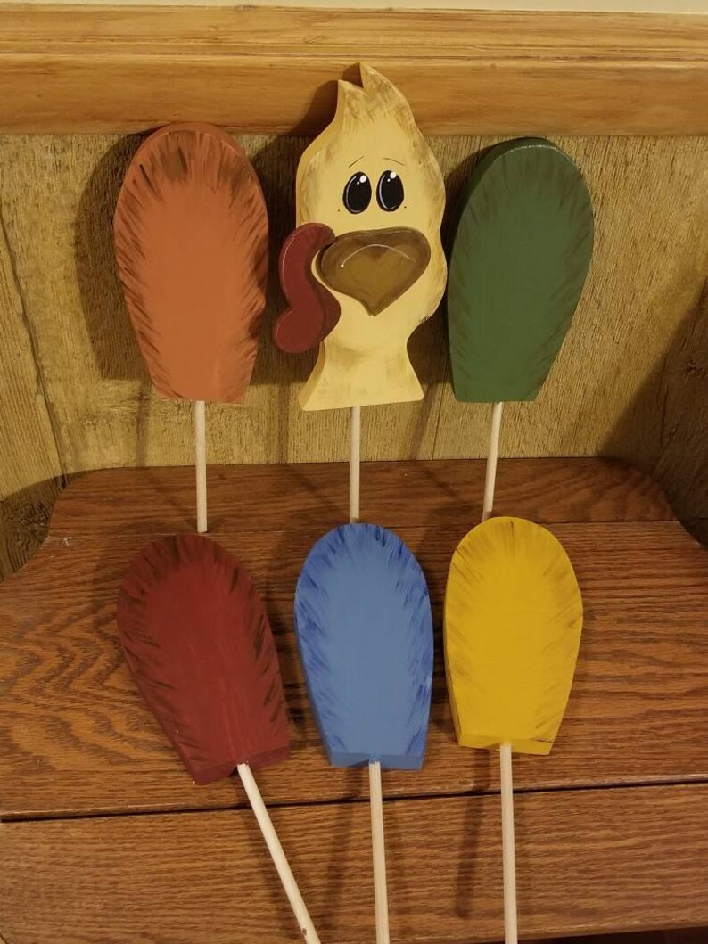 Wooden Turkey Kit for Pumpkin - Etsy