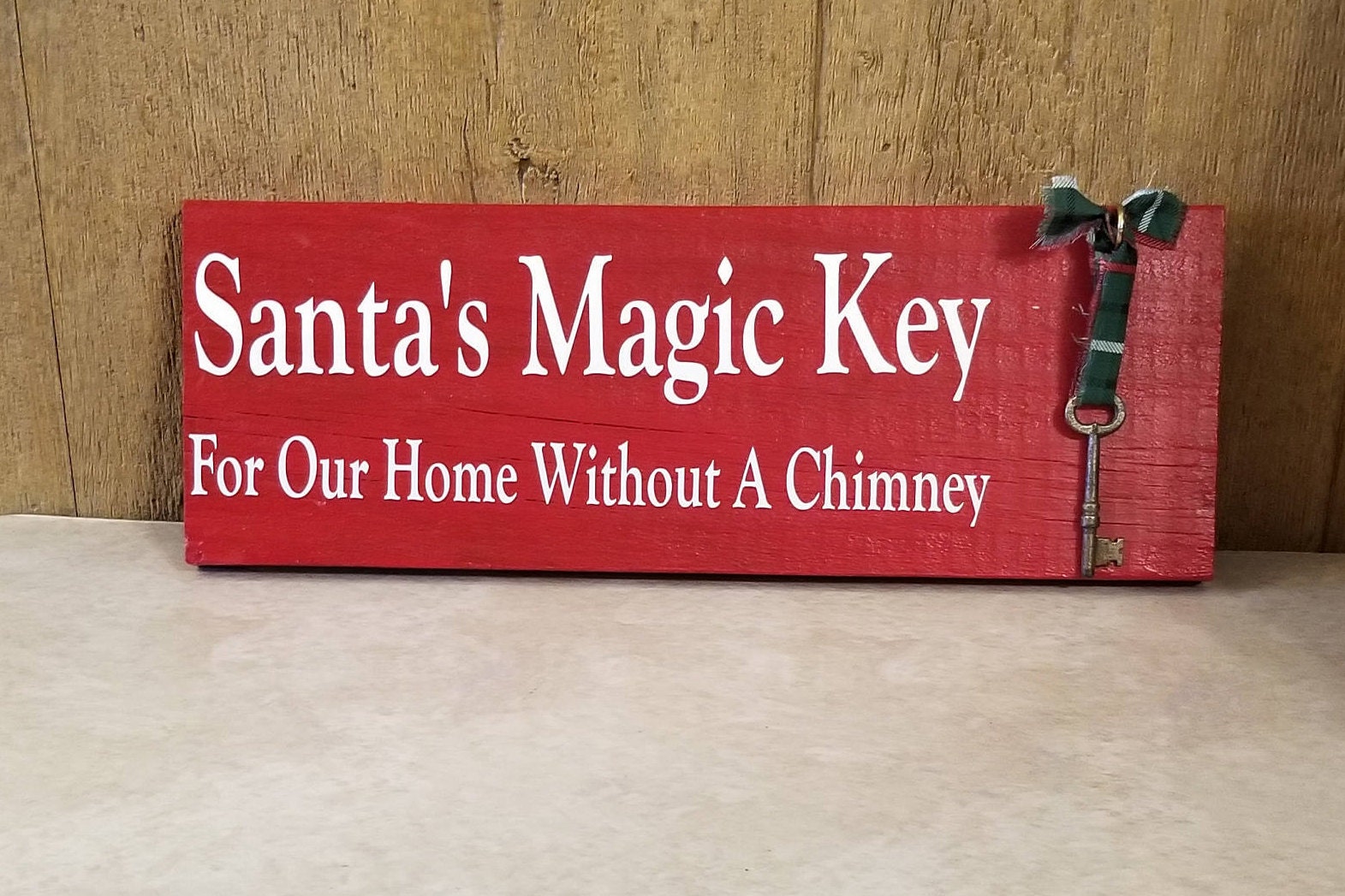 Santa's Magic Key Sign - Etsy