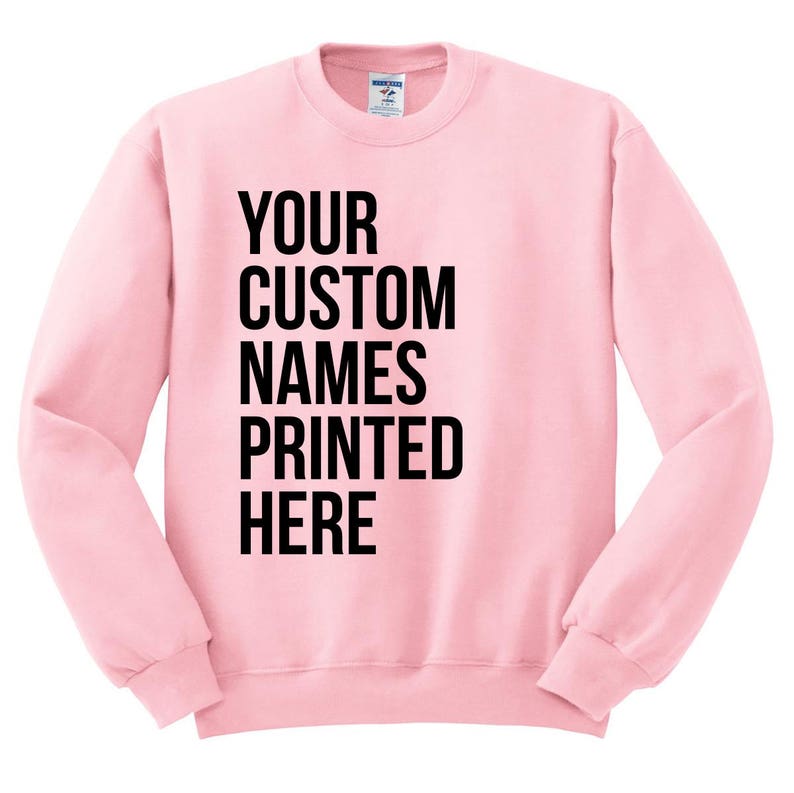 Custom Printed Sweatshirt Custom Gift Personalized - Etsy