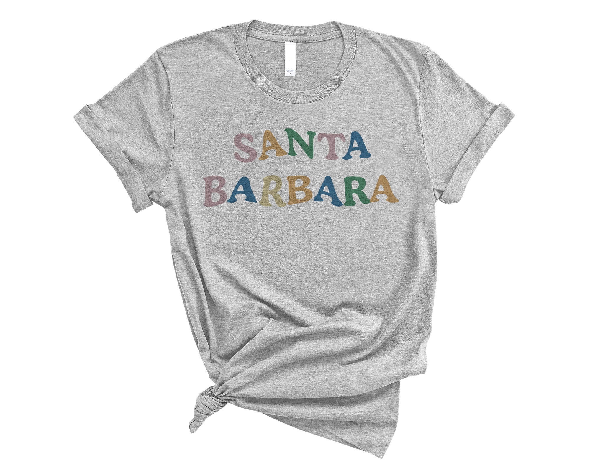 Santa Barbara Warp Shirt Santa Barbara Tee Destination | Etsy