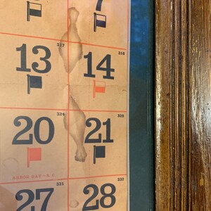 Vintage Cardui November 1931 Framed Advertisement Calendar - Etsy