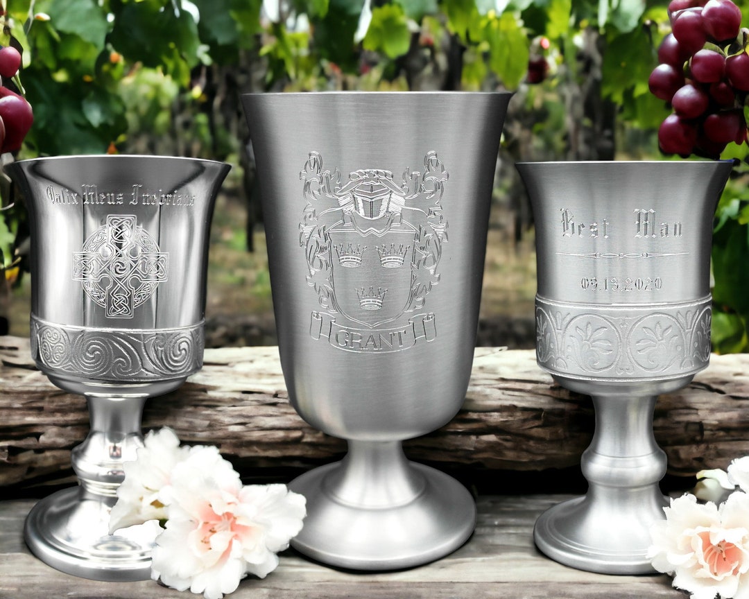 Holy Grail Holy Cup Pewter Goblet Chapel Cup Metal Glasses Metal ...