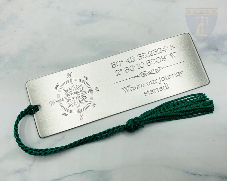 Custom Copper Bookmark, Personalised Gift, Engraved Metal Bookmark ...