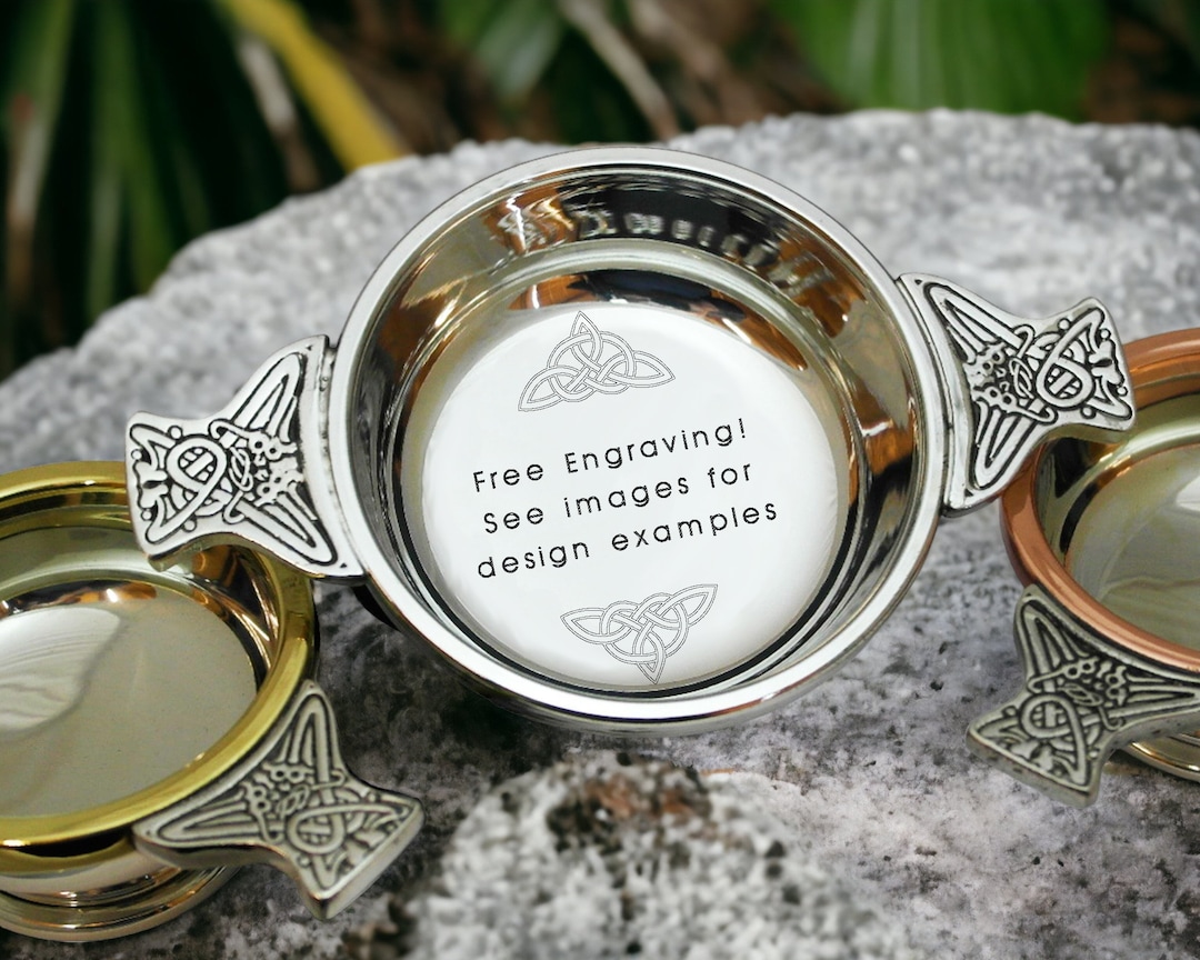 Scottish Wedding Gift Engraved Quaich Personalised Quaich Wedding ...