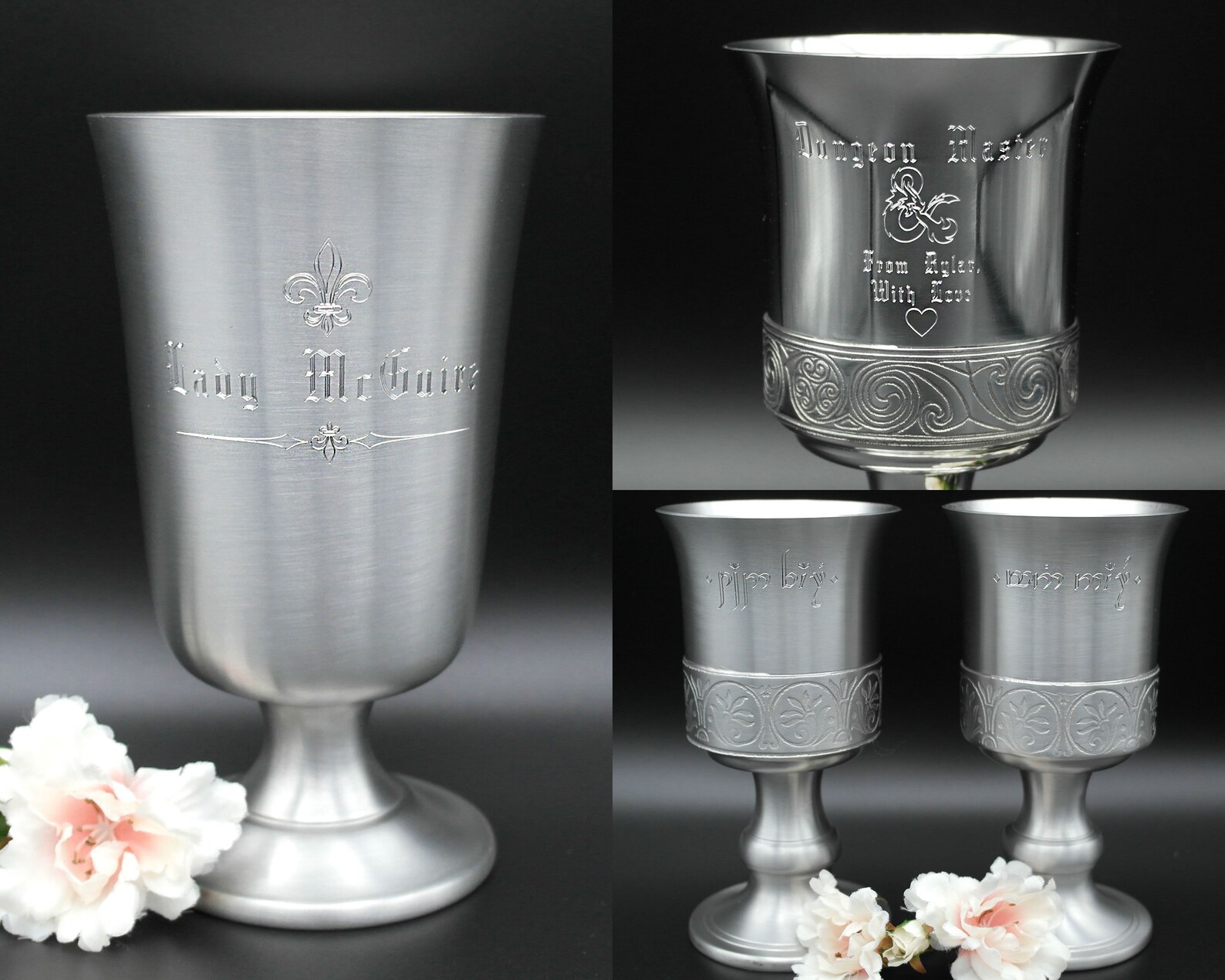 Holy Grail Holy Cup Pewter Goblet Chapel Cup Metal Glasses Metal ...