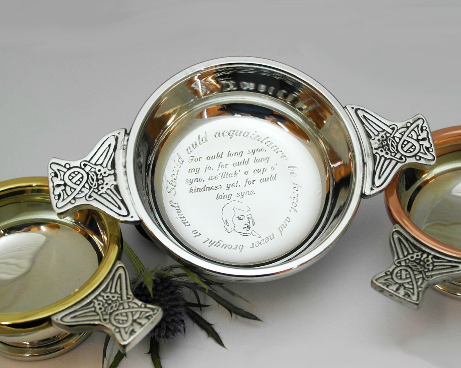 Scottish Quaich Custom Engraved Quaich Personalised Engraved - Etsy