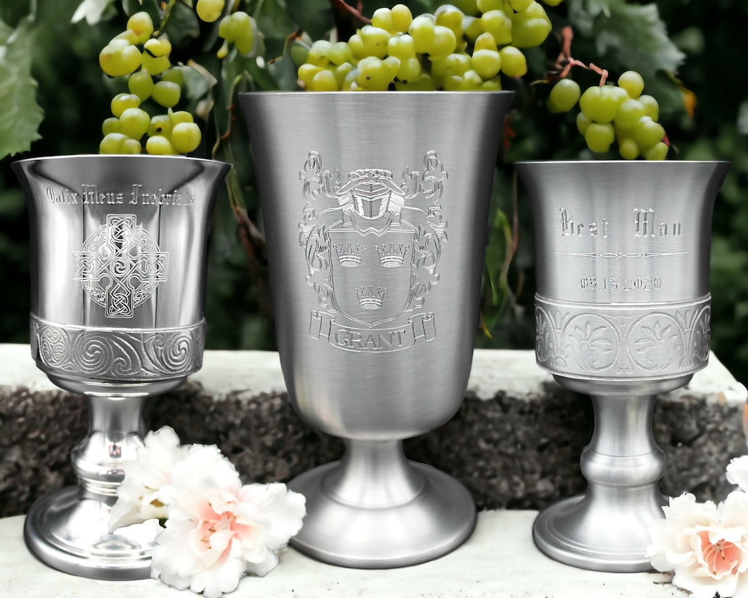 Ceremonial Goblet Ceremonial Chalice Alter Decor Metal Glasses ...