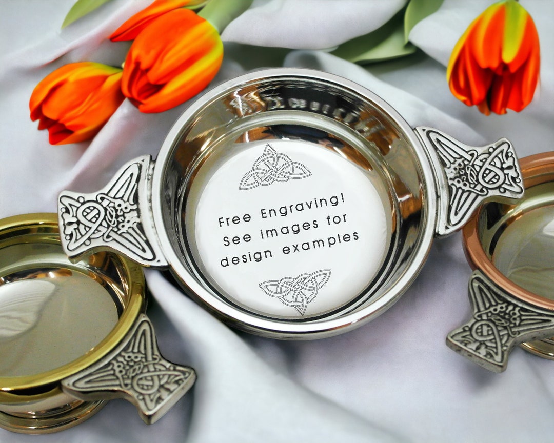 Engraved Wedding Quaich - A Symbol of Love and Unity - Free Engraving ...