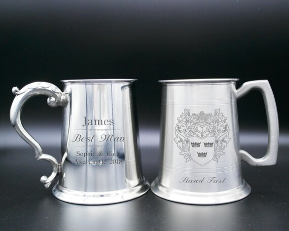 Family Crest Gift Custom Engraved Gift Family Crest Tankard | Etsy