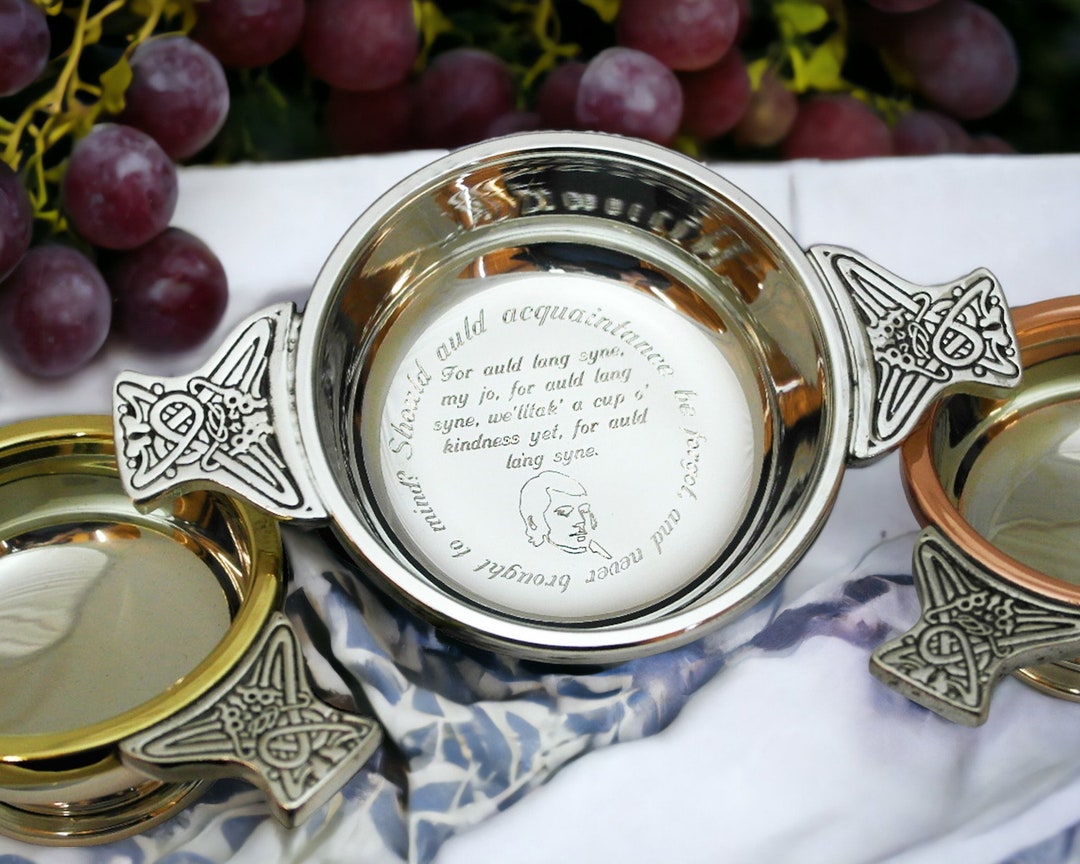 Engraved Quaich Scottish Friendship Cup Custom Friendship Cup ...