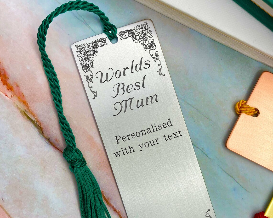 Bookmark for Mum Silver Gifts for Mum Personalised Mum Gift - Etsy