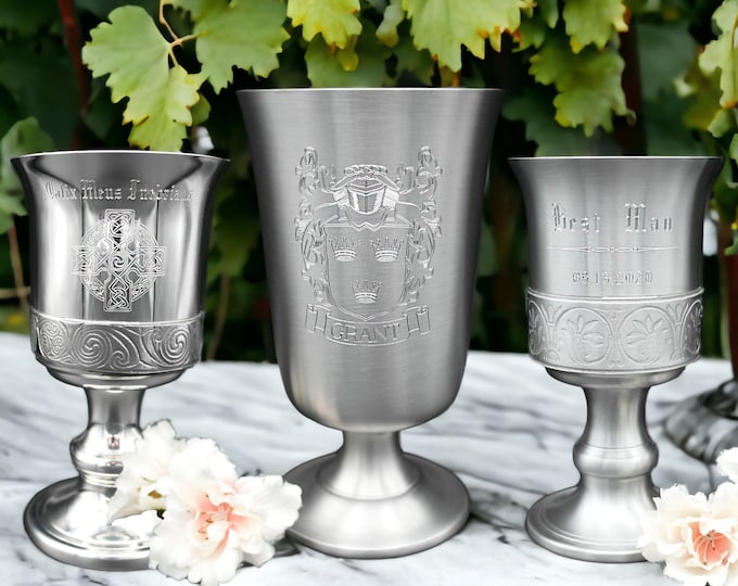 Custom Engraved Chalice/goblet Design Your Own - Etsy