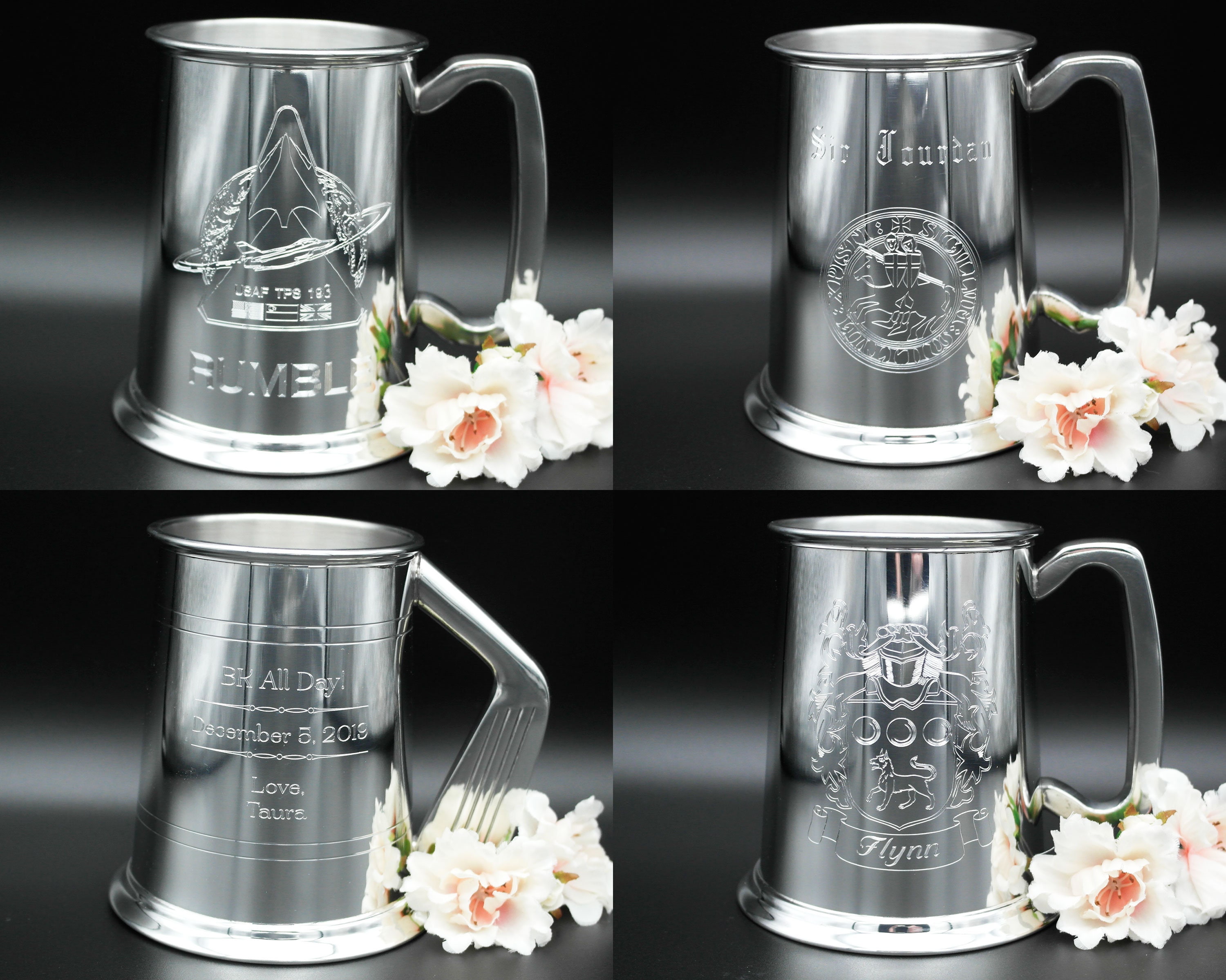Family Crest Gift Custom Engraved Gift Family Crest Tankard - Etsy