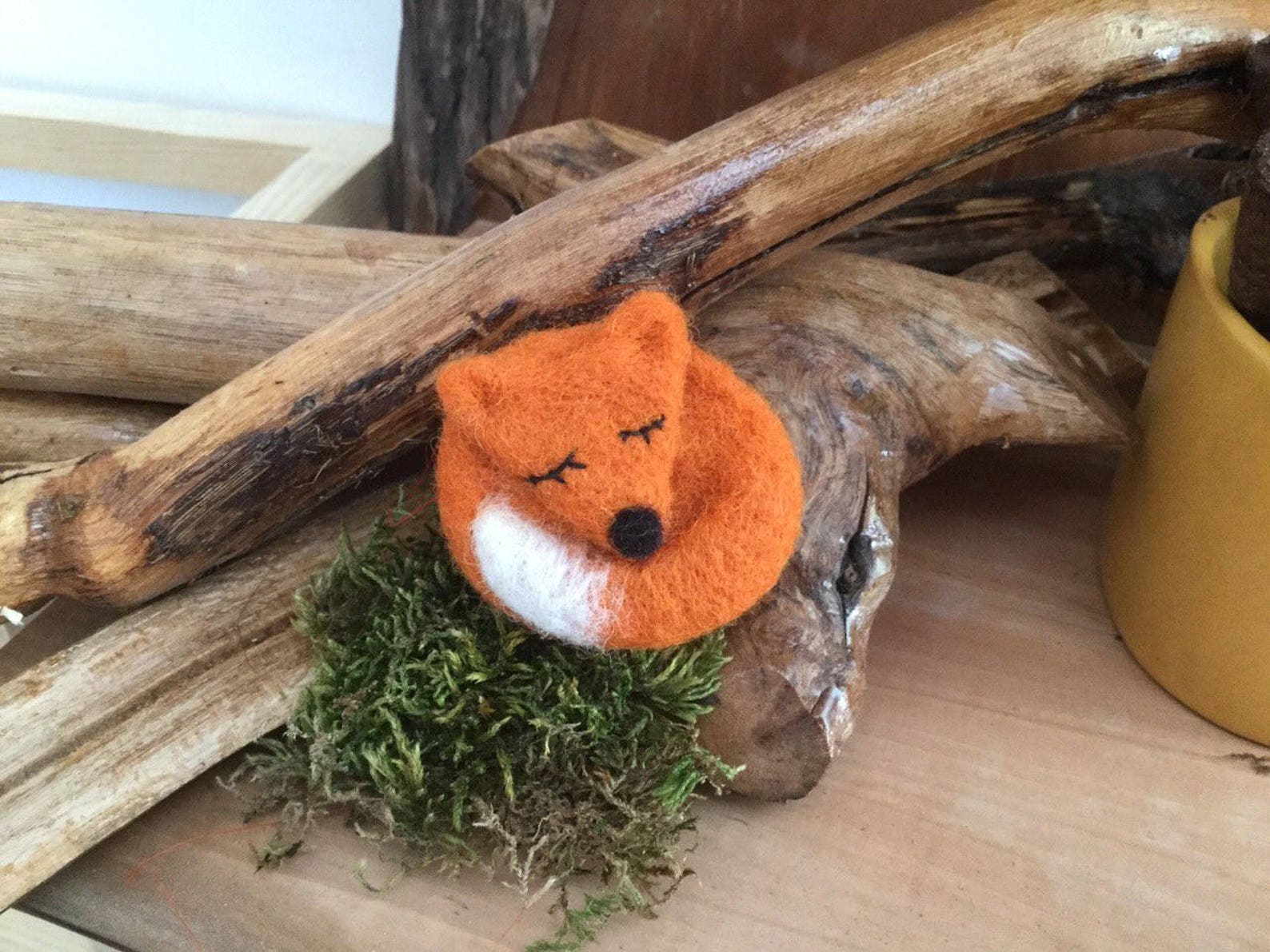Fox Brooch - Hand Felted Brooch - Wool Animal - Red Brooch - Gifts for ...