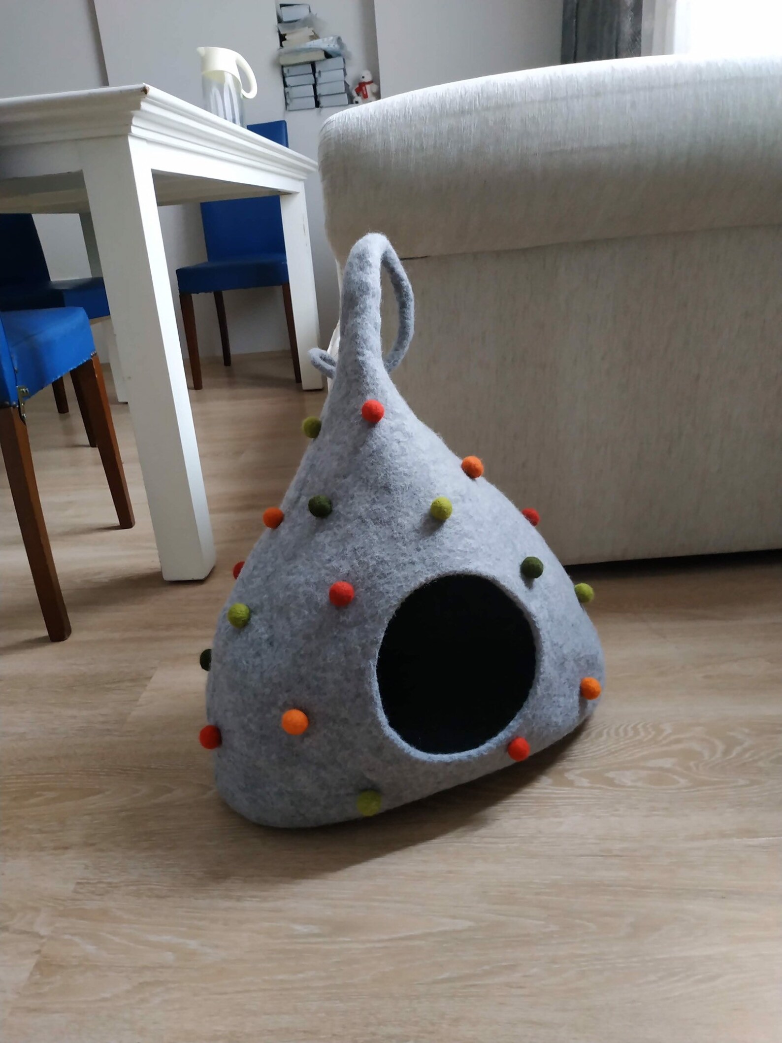 Cat Cave Desinger Cat Cave Cat Cave Gray Personslized Cat - Etsy