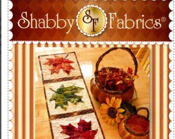 Patchwork Maple Leaf Table Runner Pattern - Shabby Fabrics - Etsy