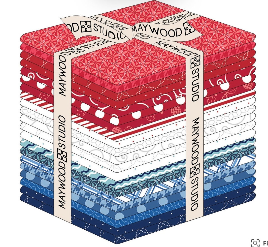 Star Spangled Basic Fat Quarter Bundle by Kimberbell Designs - Etsy