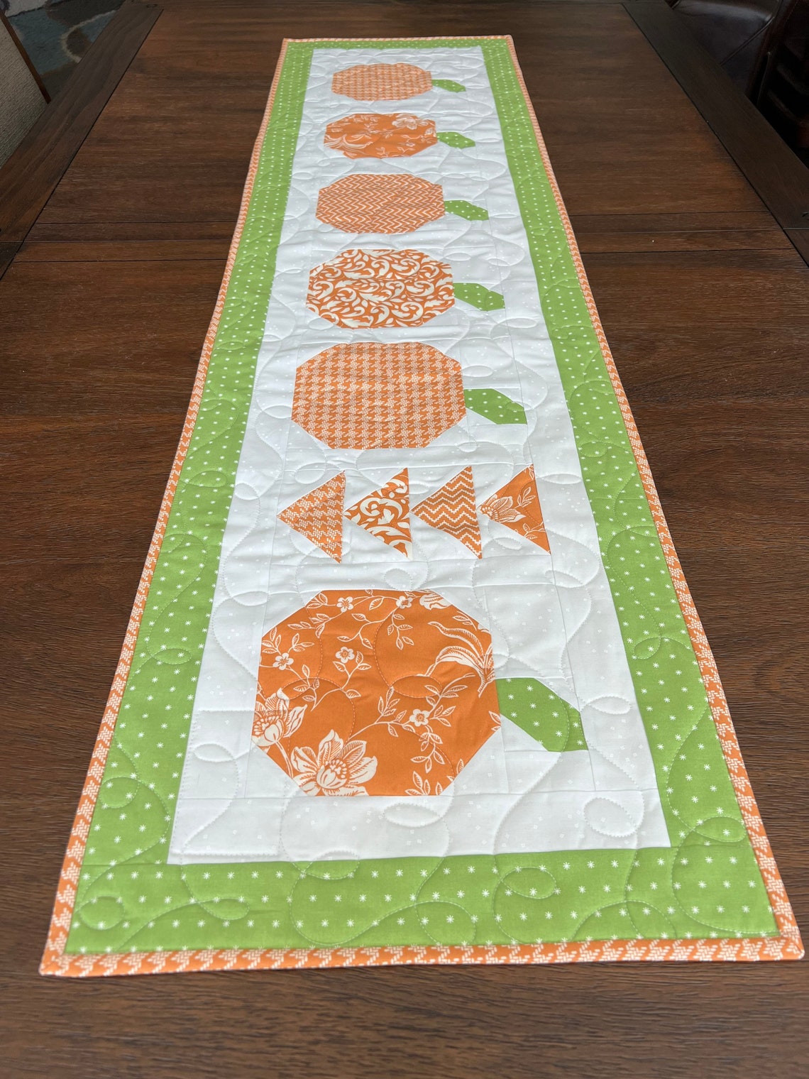 Quilted Fall/thanksgiving Table Runner - Etsy