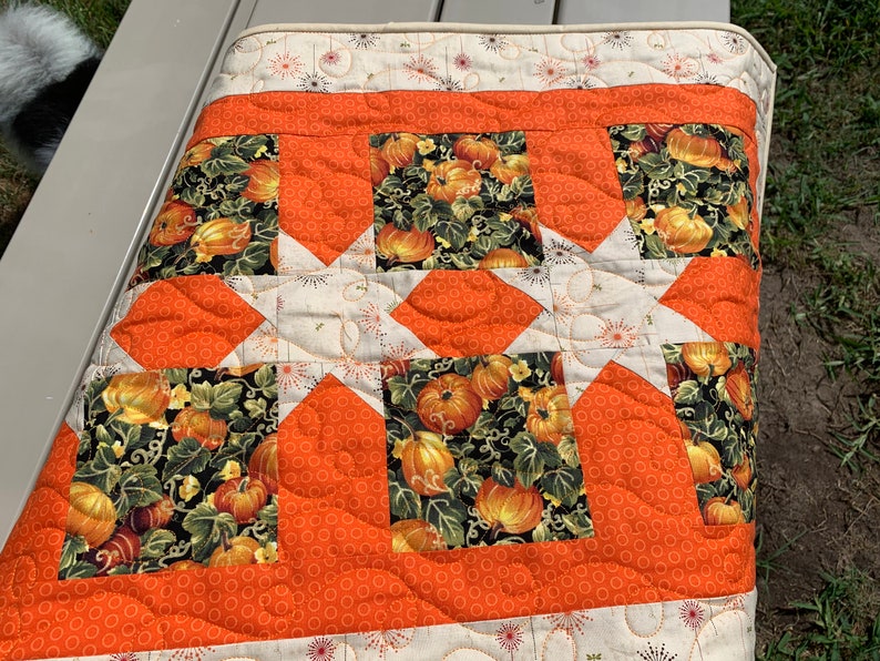 Quilted Thanksgiving/fall Table Runner - Etsy