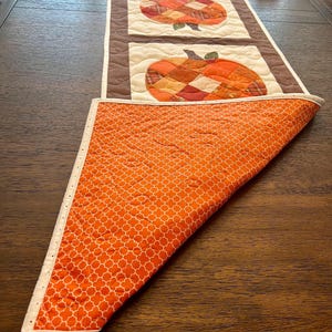 Quilted Pumpkin Fall/thanksgiving Table Runner - Etsy