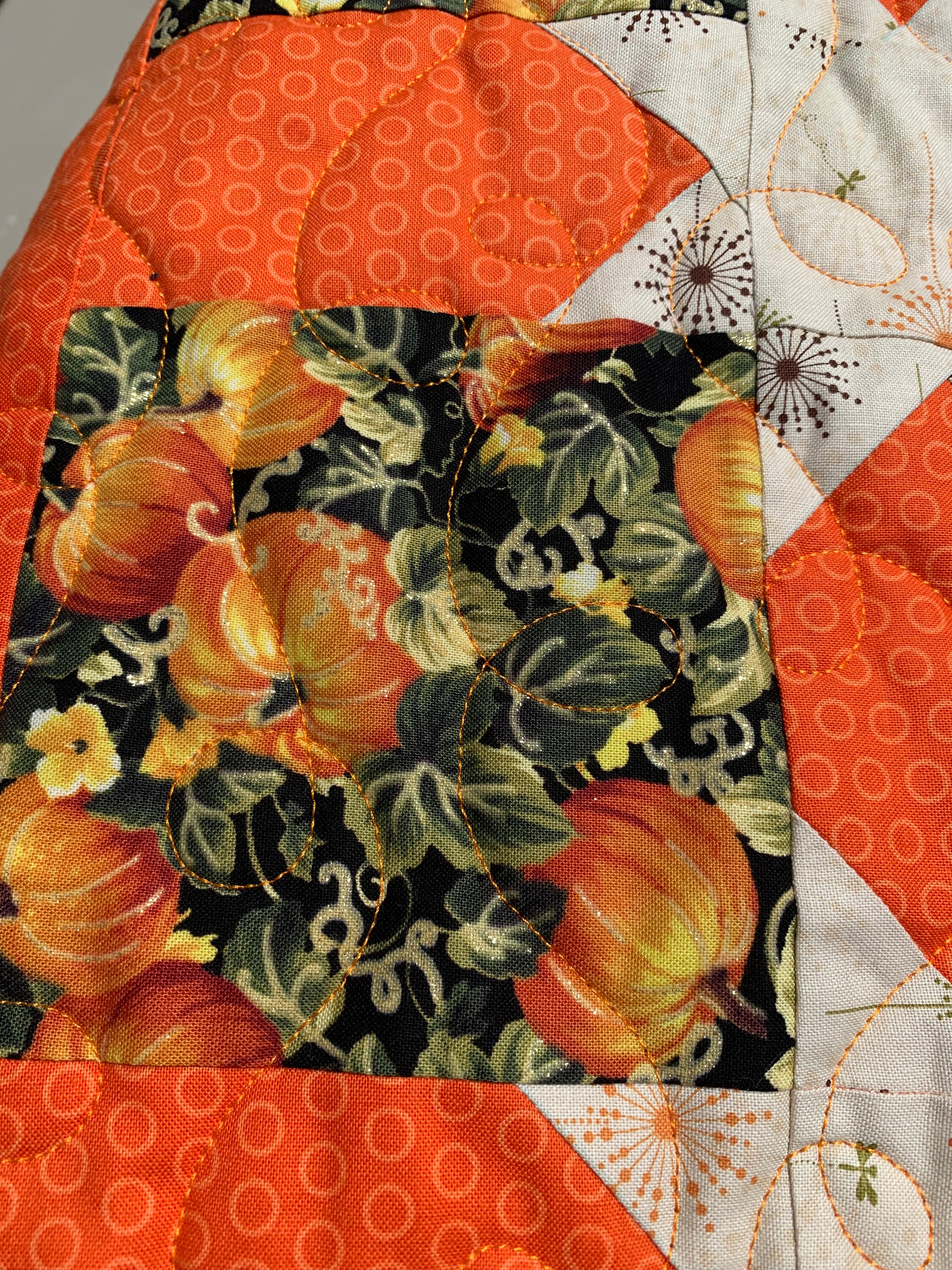 Quilted Thanksgiving/fall Table Runner - Etsy