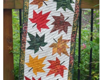 Maple Leaf Table Runner Pattern - Etsy