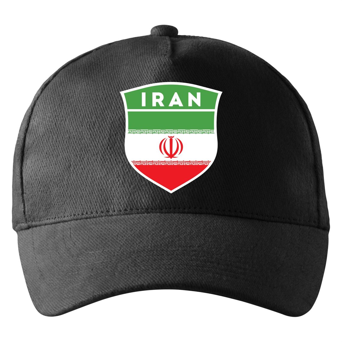 Iran Soccer Dad Cap: Iranian Flag Shield, Unisex Cotton Hat - Etsy