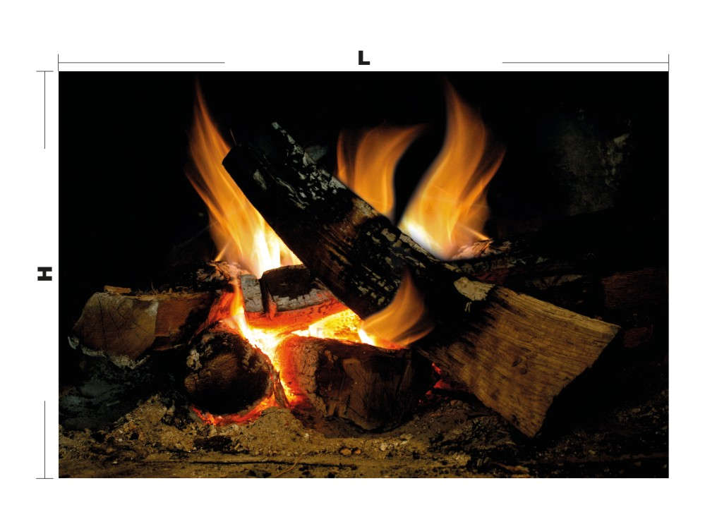 Burning Fire Wall Decal Hot Fire Flames Vinyl Sticker for - Etsy