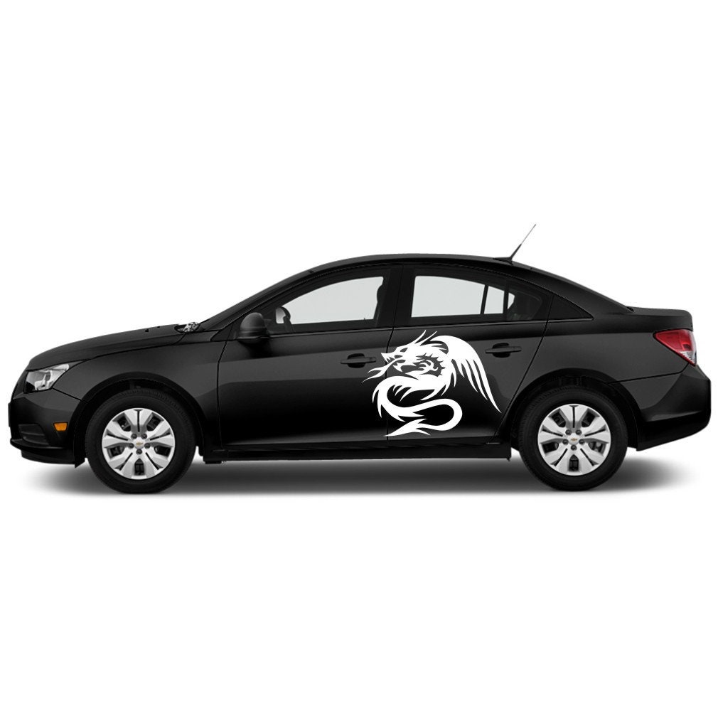 Dragon Vinyl Decal Sticker, Dragons Car Sticker, Dragons Car Decals ...