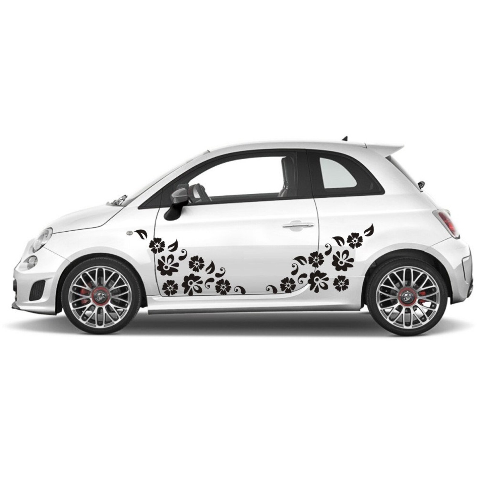 Flower Car Decal, Flower Car Stickers, Funny Car Decals, Flower Car ...