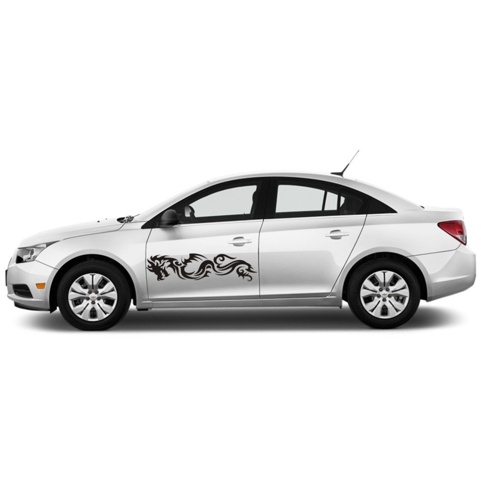 Two Dragons Car Decal Car Stickers Design Dragons Cool Car - Etsy