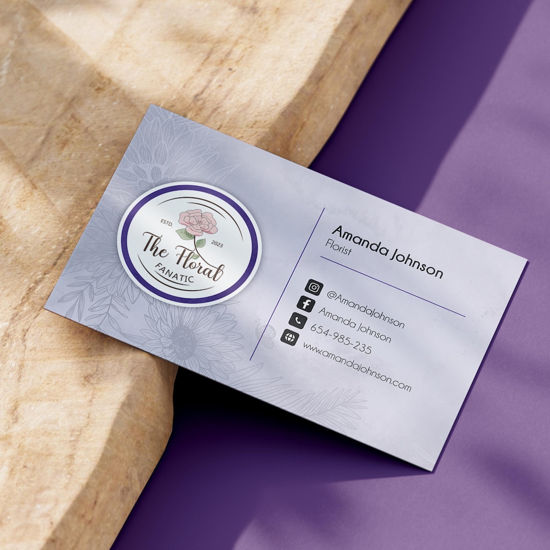 Custom Business Cards, Small Business Owner Business Cards With Your ...