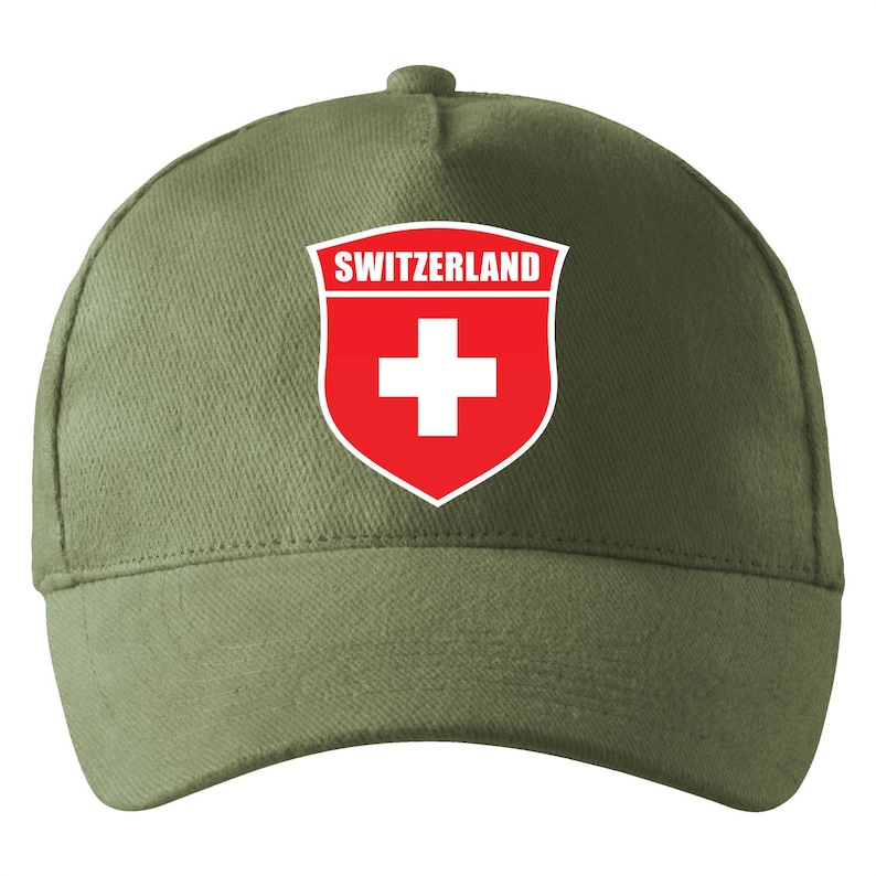 Swiss Flag Shield Dad Hat: Switzerland National Team Football Cap - Etsy