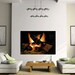 Burning Fire Wall Decal, Hot Fire Flames Vinyl Sticker for Large or ...