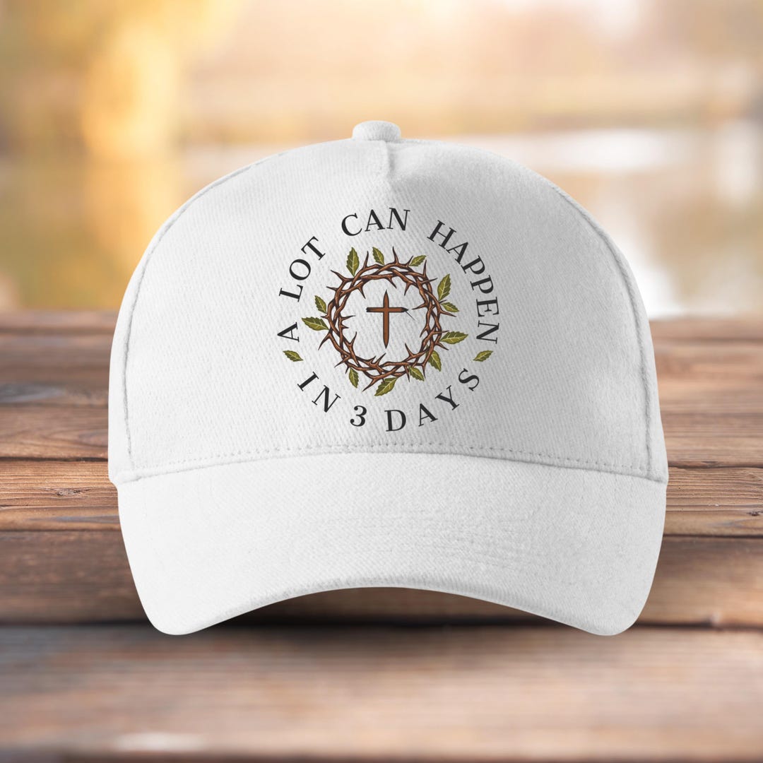 Christian Easter Dad Cap: Jesus Has Risen - Religious Baseball Hat ...