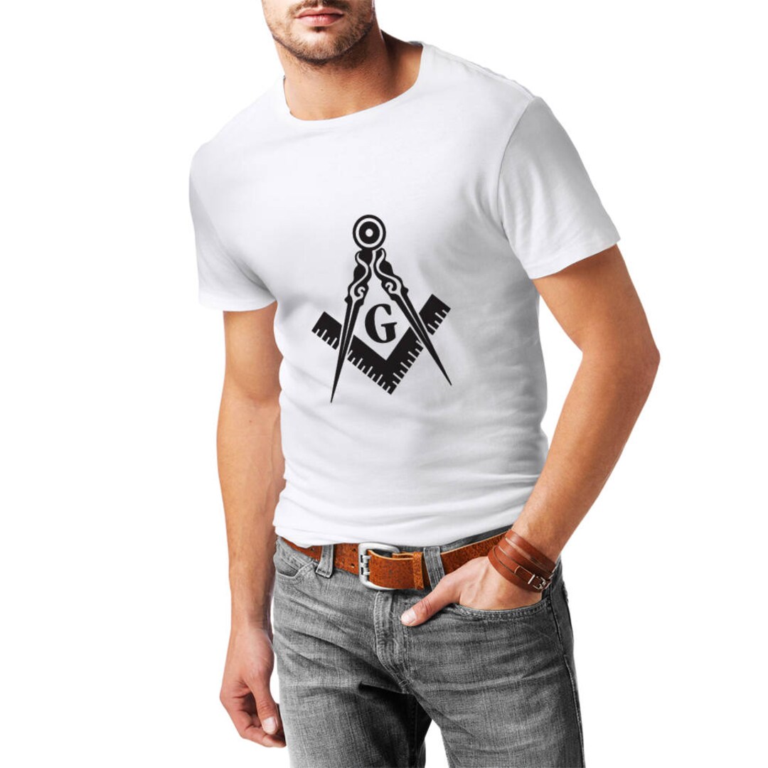 Fraternal Men's T-shirt, Masonic T-shirt, Freemasonry Square and ...