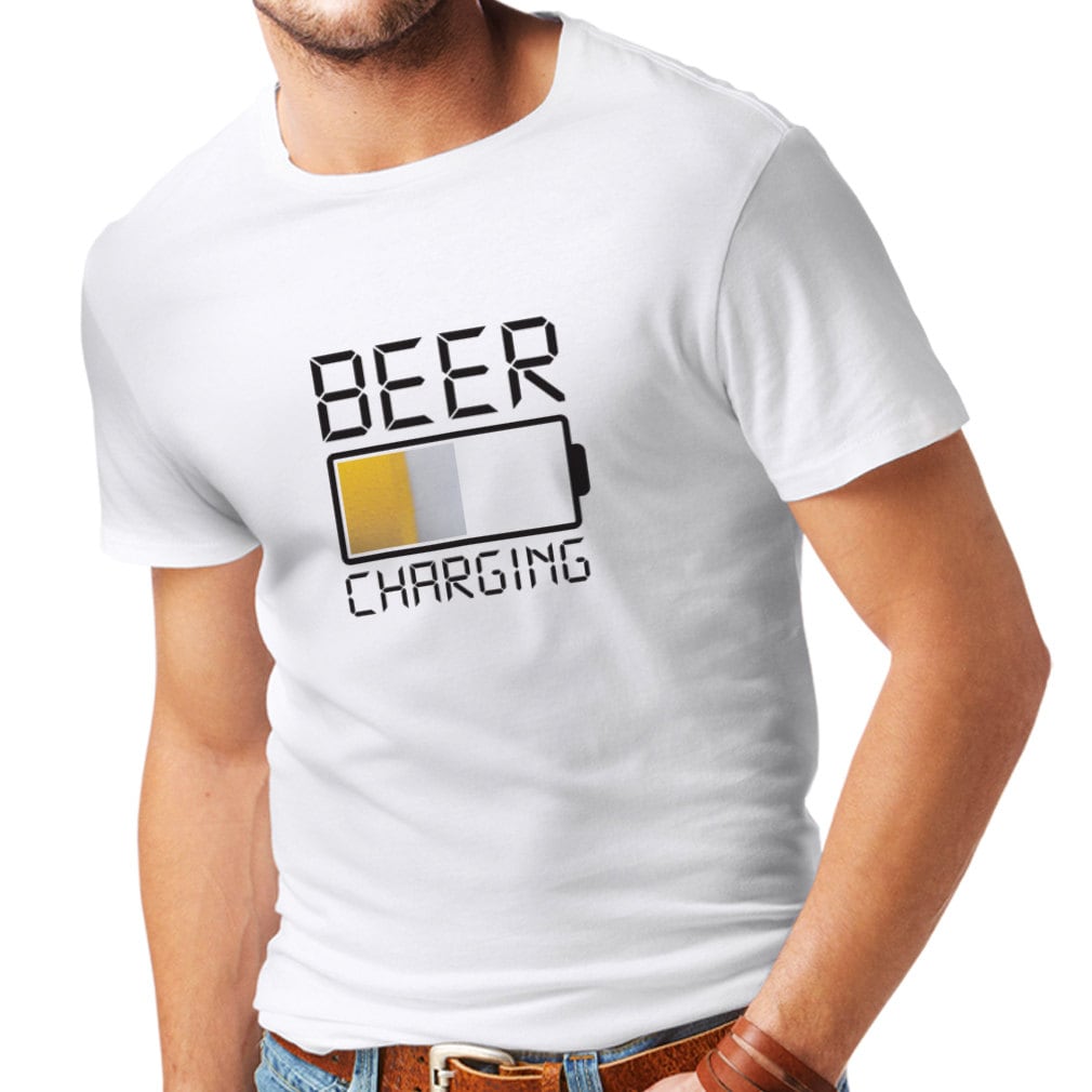 Beer Shirt Drinking Shirt Beer Print Mens T-shirt Drinking - Etsy