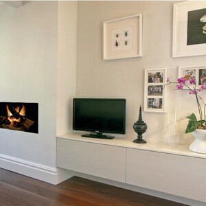 Burning Fire Wall Decal, Hot Fire Flames Vinyl Sticker for Large or ...