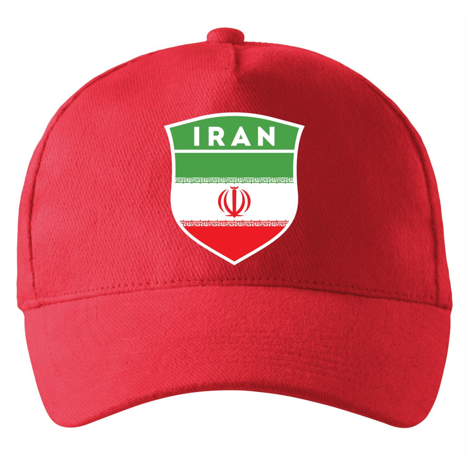 Iran Soccer Dad Cap: Iranian Flag Shield, Unisex Cotton Hat - Etsy