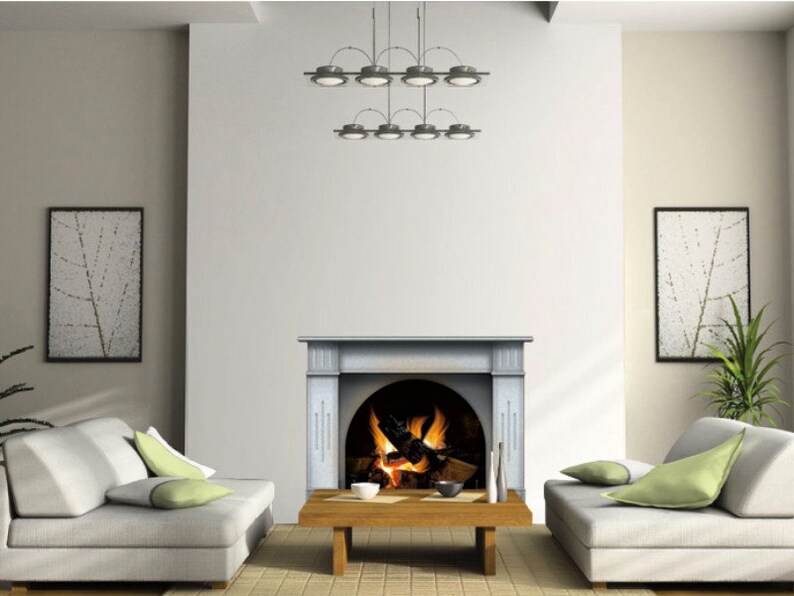 Large Fireplace Vinyl Sticker Fireplace Decor Livingroom - Etsy