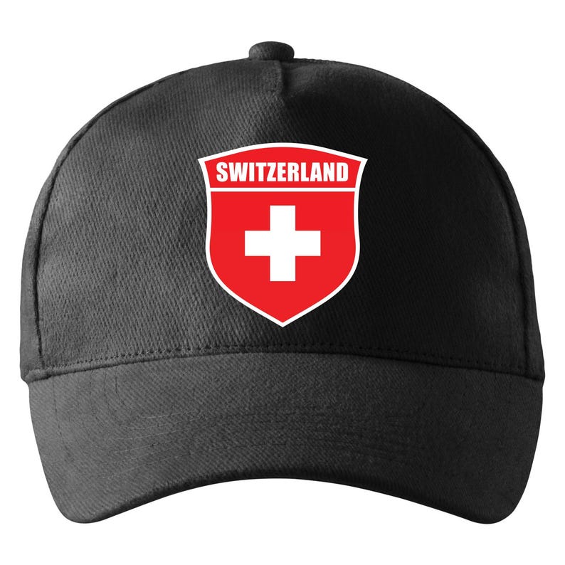 Swiss Flag Shield Dad Hat: Switzerland National Team Football Cap - Etsy