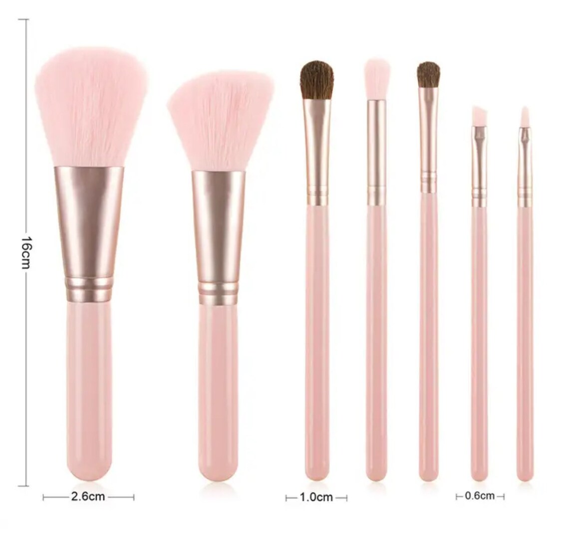 ORIGINAL HAND PAINTED Cosmetic Brush Set, Unique One of a Kind Gift for ...
