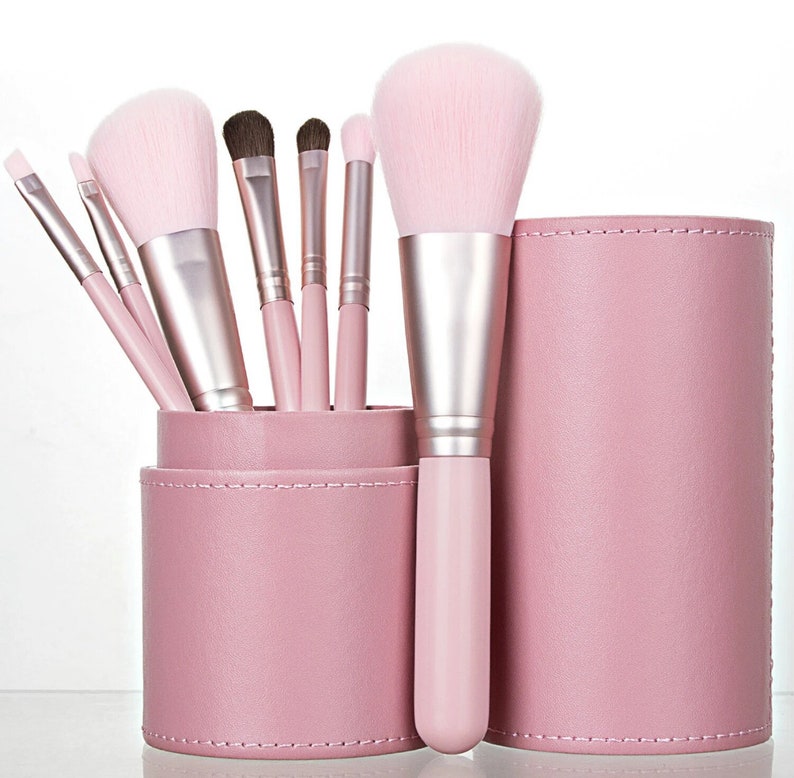 ORIGINAL HAND PAINTED Cosmetic Brush Set, Unique One of a Kind Gift for ...