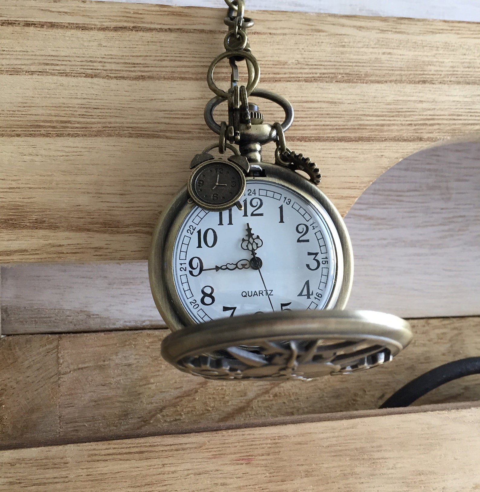 Steampunk Style Pocket Watch Antique Bronze Pocket Watch Man - Etsy