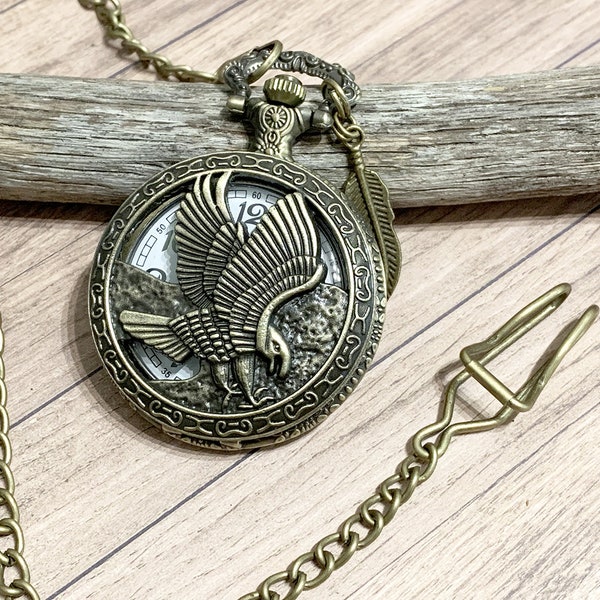 Eagle Pocket Watch - Etsy