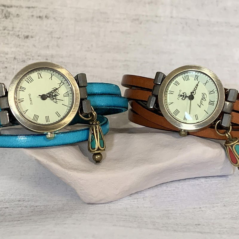 Boho Leather Watch - Etsy
