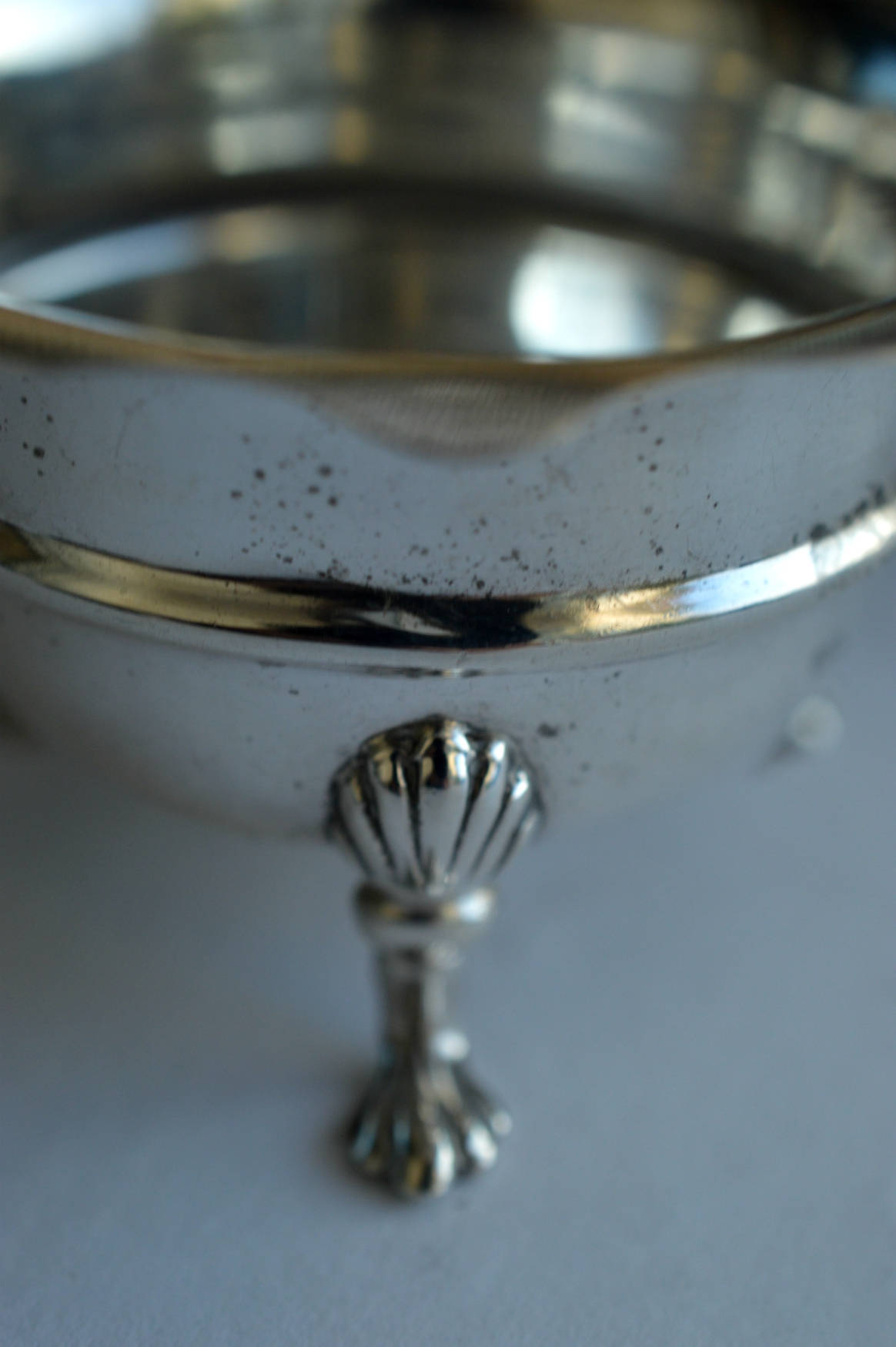 Antique English Solid Silver Salt, Birmingham, 1906 - Etsy